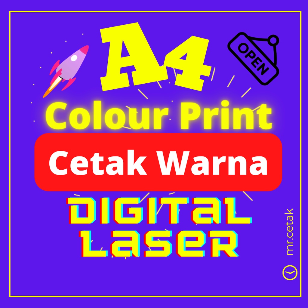 Colour Photostat Printing/Fotostat Warna Online A4 Paper High Quality ...