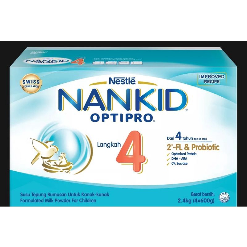 NANKID OPTIPRO STEP 4 (2.4kg/4 x 600g) (Expiry Jan 2023) | Shopee Malaysia