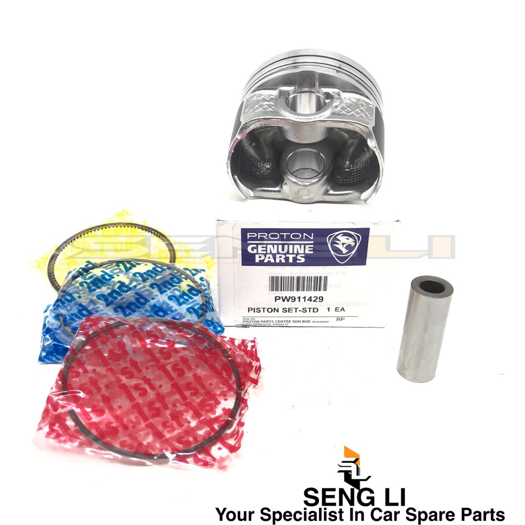 PROTON SAGA VVT ORIGINAL/GENUINE PISTON / PISTON PIN / PISTON RING ...