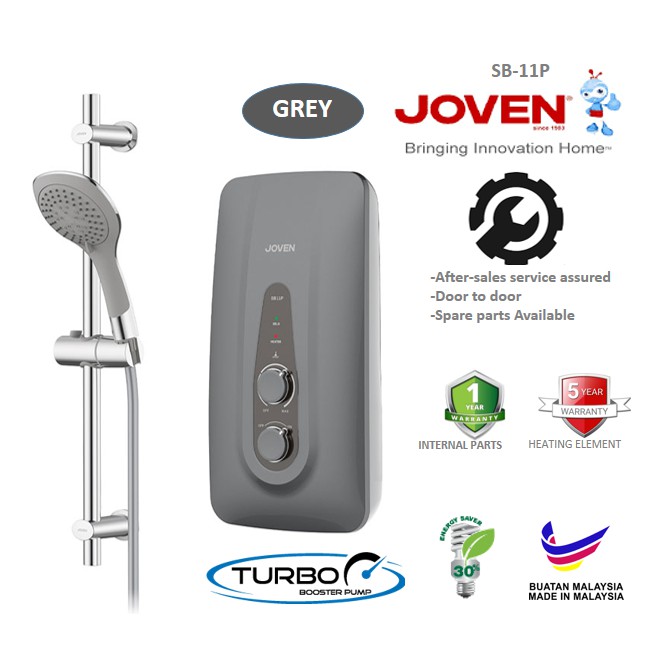 Joven Sb11p Instant Hot Shower Water Heater With Turbo Booster Pump | Shopee Malaysia