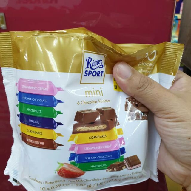 Ritter Sport Mini x 10pcs | Shopee Malaysia