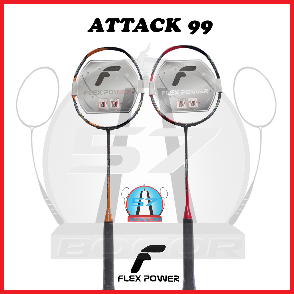 Original Badminton Flex Power Attack 99. Racket | Shopee Malaysia