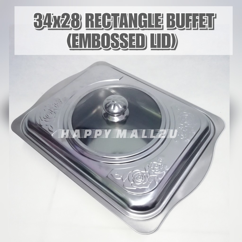 HOT SELLING! 34X28 SET BUFFET PETAK PENUTUP UKIR / RECTANGLE BUFFET SET ...