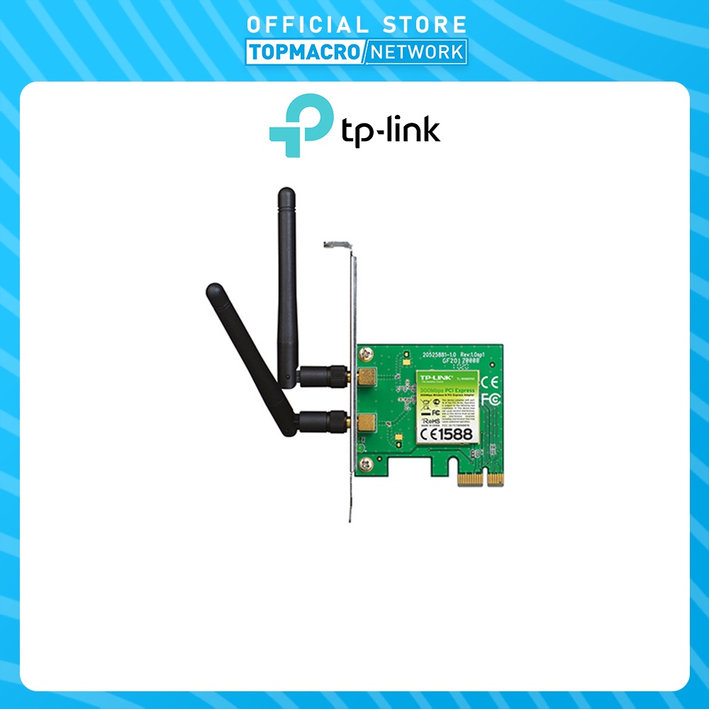 TP-LINK TL-WN881ND - 300MBPS WIRELESS N PCI EXPRESS ADAPTER | Shopee ...
