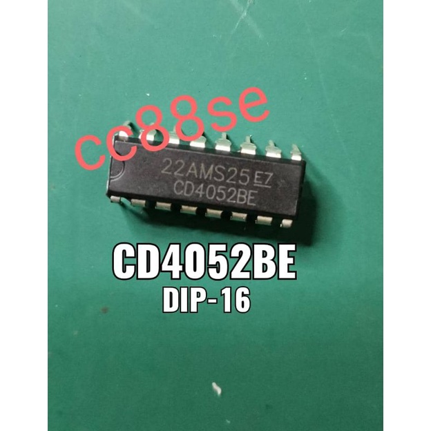 CD4052BE CD4052 DIP-16 INTERGRATED CIRCUIT IC | Shopee Malaysia