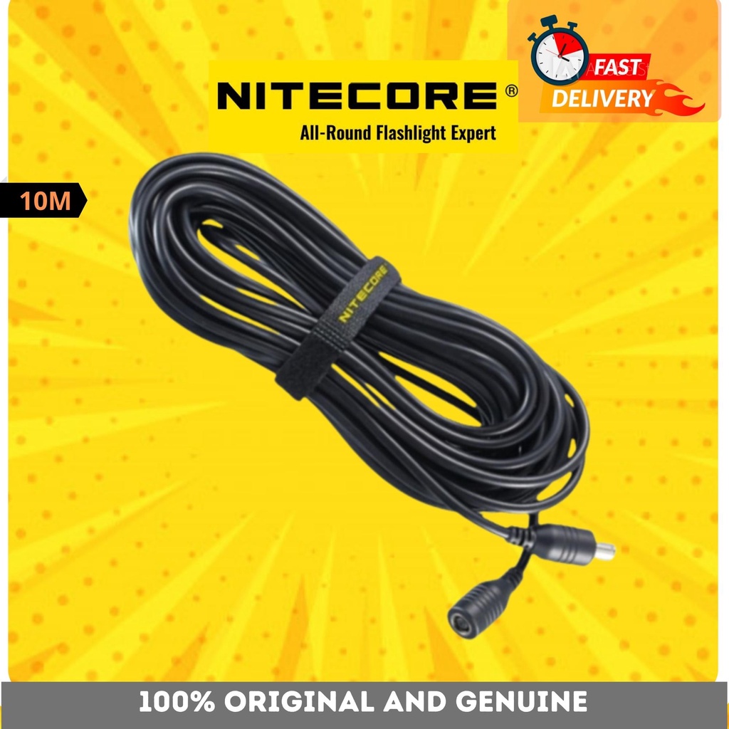 🔥100% ORIGINAL🔥 Nitecore 10m Extension Cable | Shopee Malaysia