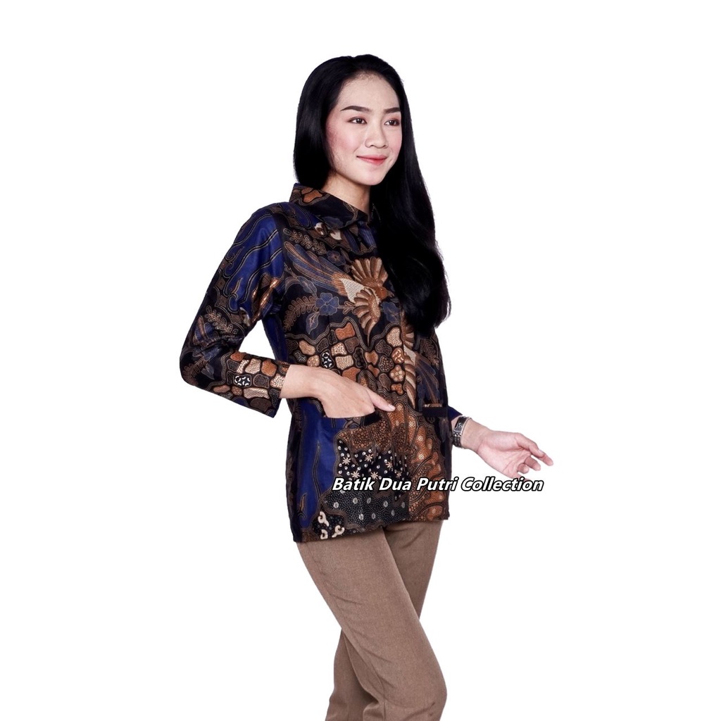 BB Batik Perempuan Batik Women's Blouse Batik There Is A Pocket In The ...