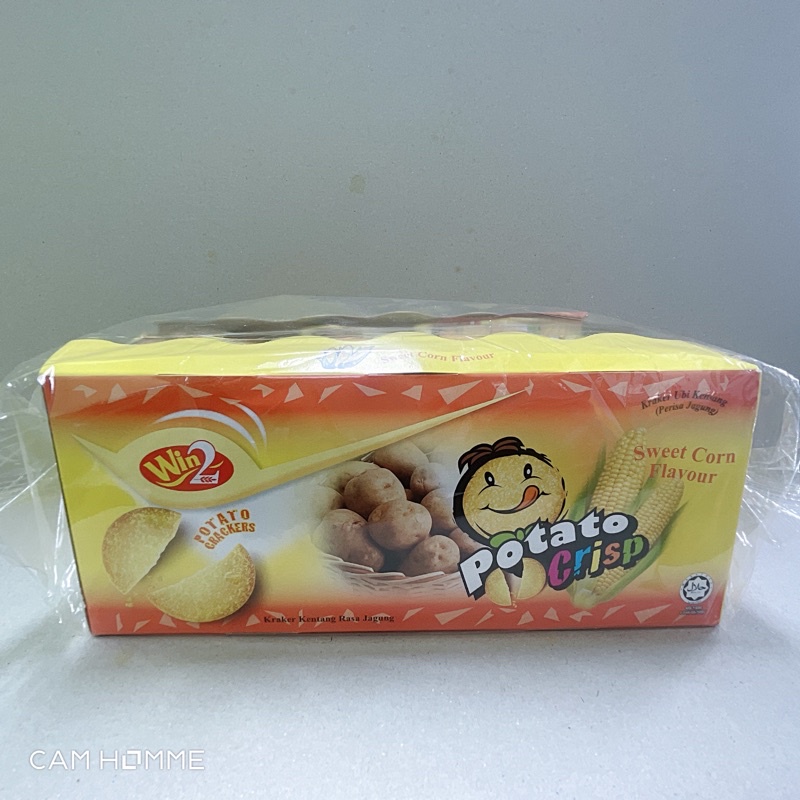 20g x 30pcs Win2 Potato Crisp Vegetable/BBQ/Tomato/Seafood/Sweet Corn ...