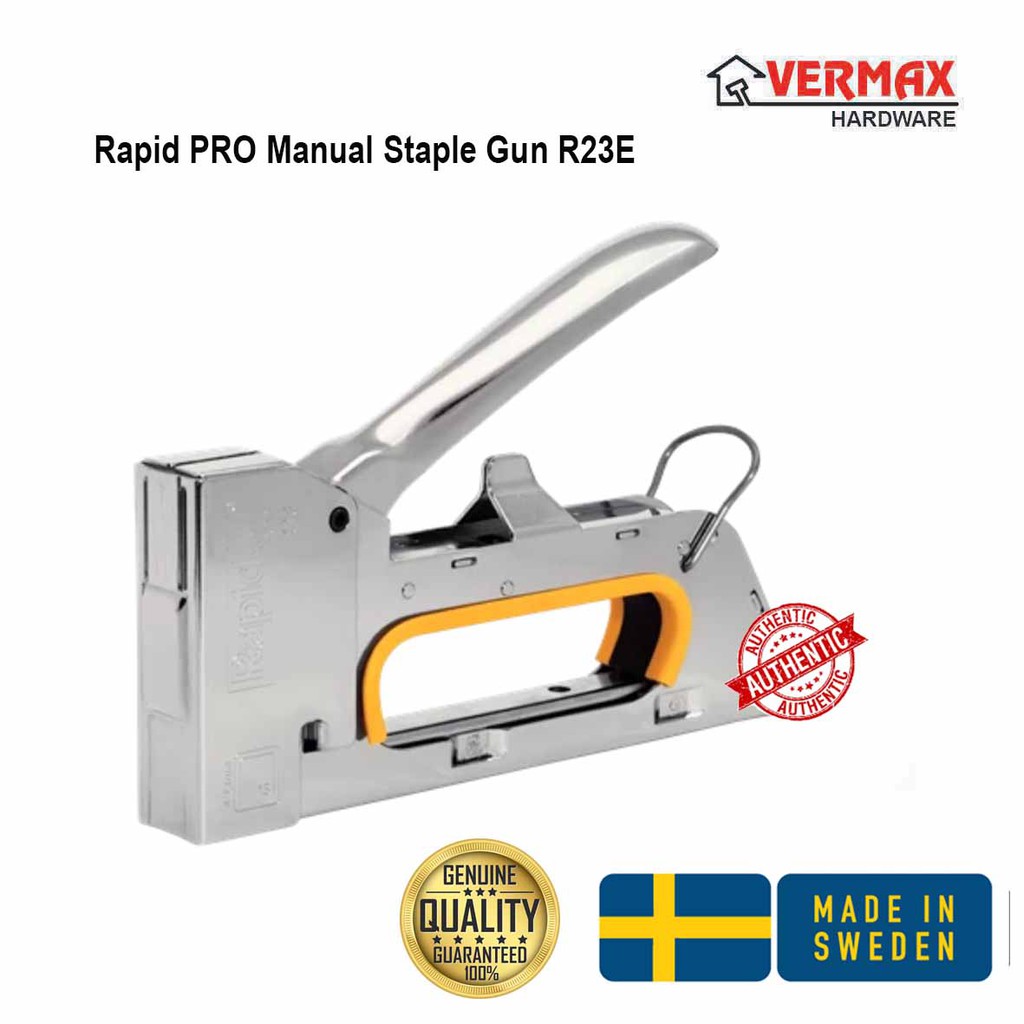 Rapid 100% Authentic R23 Manual Hand Stapler Tacker Staple Rapid Gun ...