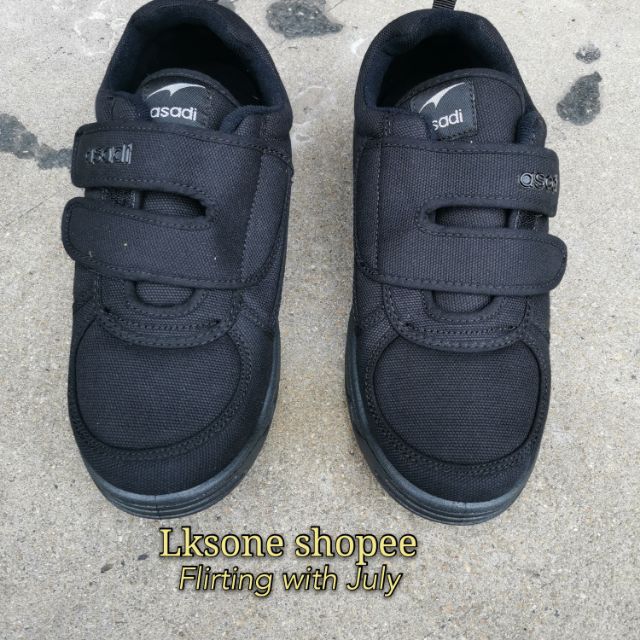 📢📢📢Kasut sekolah hitam jenama asadi kain dua lekat size:40/6/45/11,6558 ...