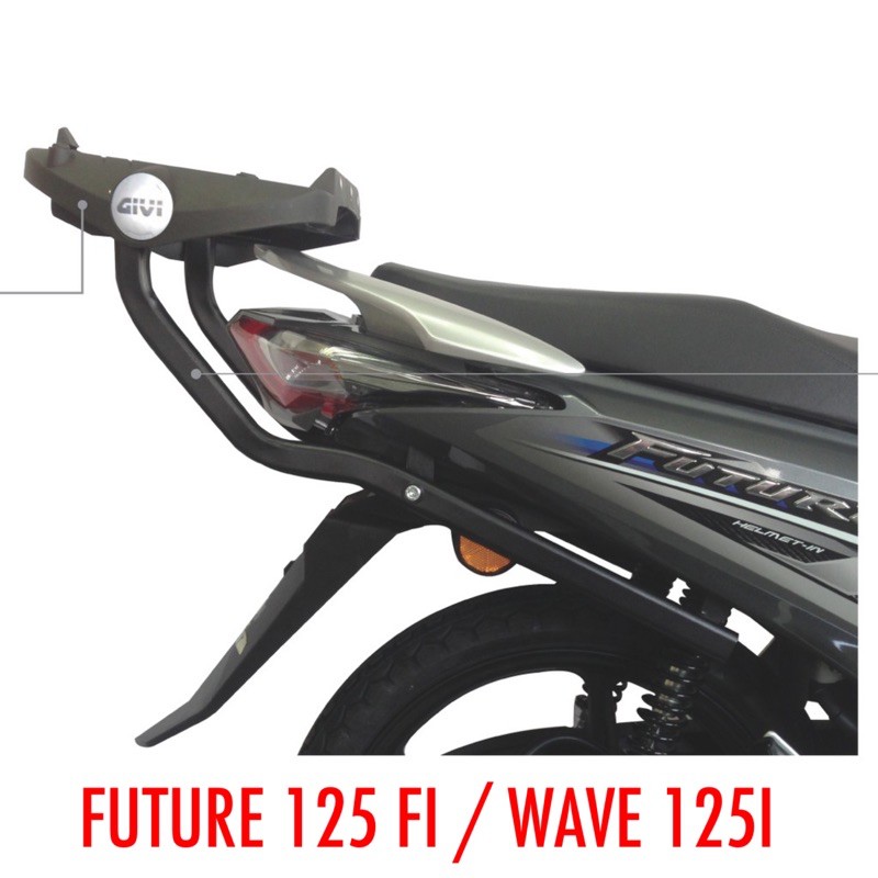 ORIGINAL GIVI HEAVY DUTY RACK HONDA FUTURE 125 FI WAVE 125i WAVE125i ...