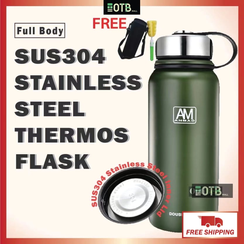 OTB 304 Stainless Steel Thermos Flask 1500ml 1100ml Termos Flask ...