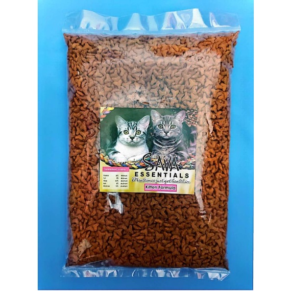 sava essential kitten 1kg REPACK dry cat food | Shopee Malaysia