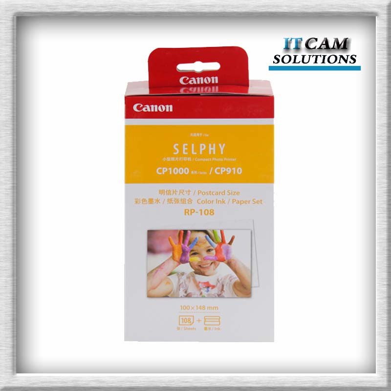 CANON SELPHY PHOTO PAPER RP108 (108pcs) | Shopee Malaysia