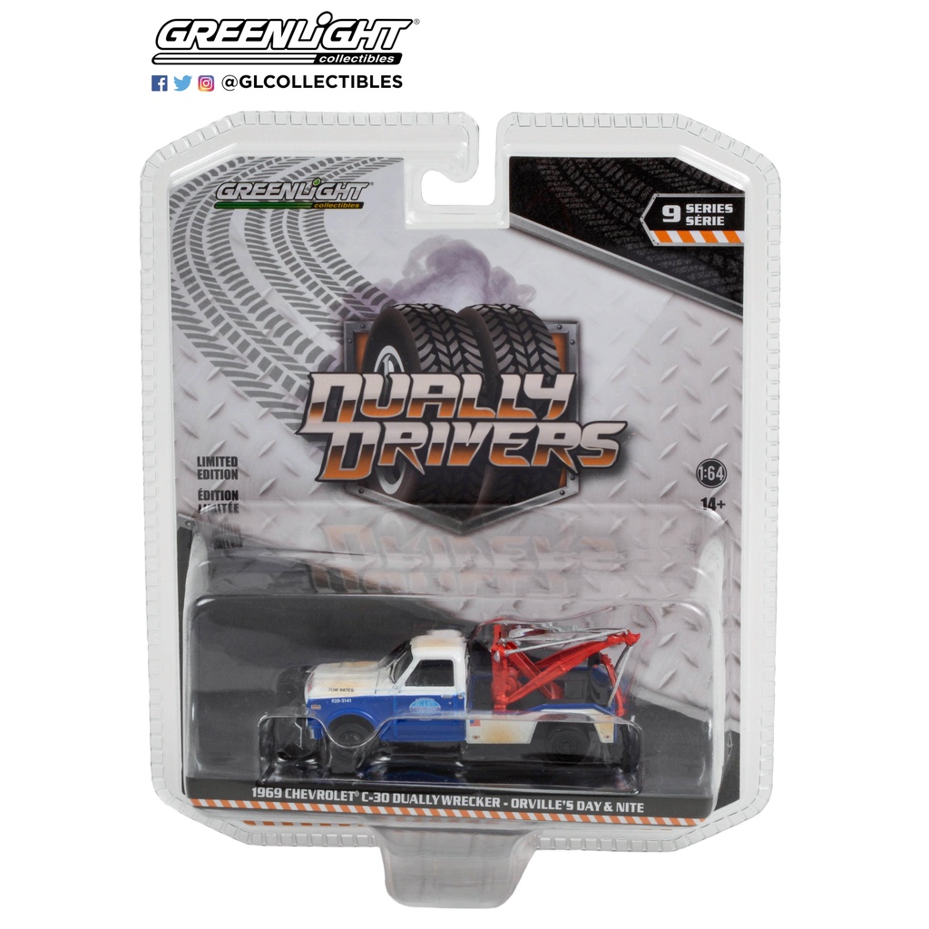 Greenlight Collectibles 1969 Chevrolet C-30 Dually Wrecker - Orville's ...