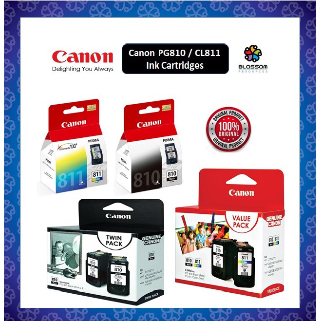 Canon PG-810, CL-811, PG-810+CL811 VALUE PACK , PG-810 TWIN PACK ...