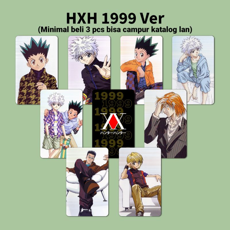 Photocard Anime Hunter X Hunter 1999 Ver (2 Sides) | Shopee Malaysia