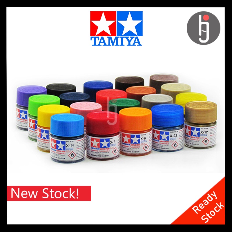 TAMIYA COLOR ACRYLIC SERIES X1-X20/ gundam paint color | Shopee Malaysia