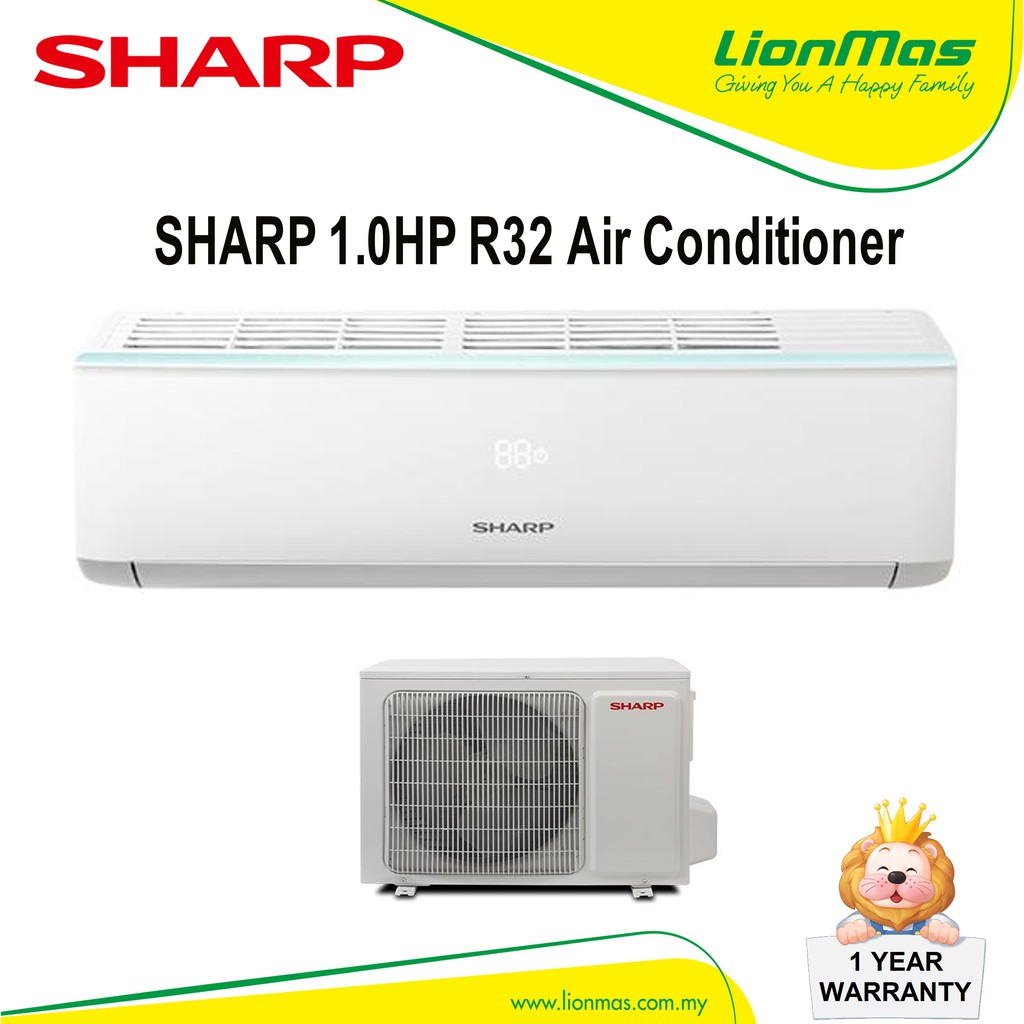 Sharp R32 Air Conditioner AHA9XCD | Shopee Malaysia