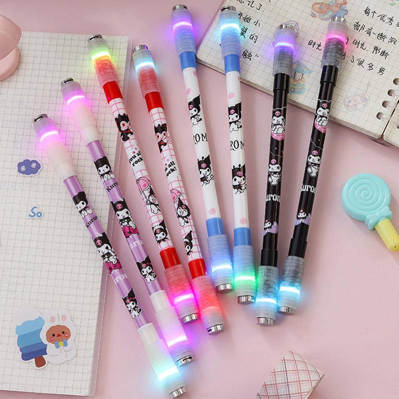 Sanrio Kuromi light Pen Creative Spinner Toy Adult Kids Stress Relieve ...