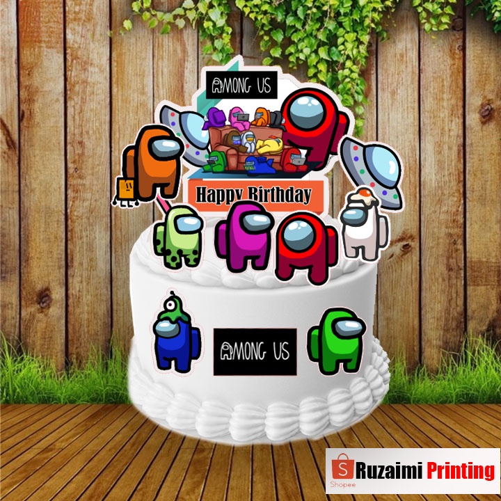 Among Us Cake Topper 002 | Shopee Malaysia