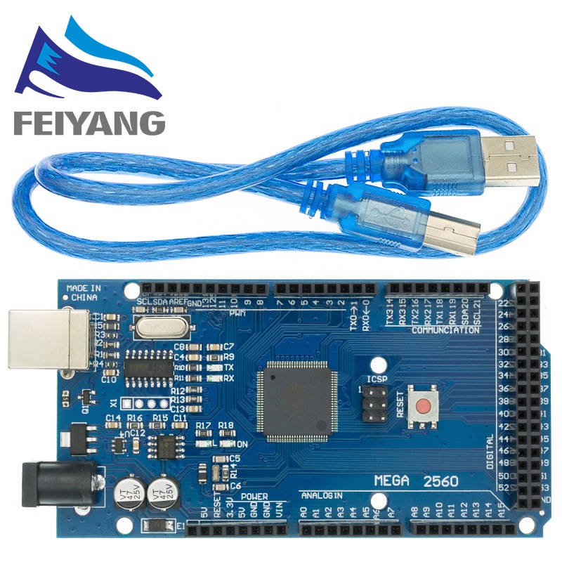 MEGA2560 PRO MEGA 2560 R3 Mega2560 REV3 AVR (ATmega2560-16AU CH340G) Development Board with USB ...