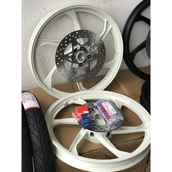 Sportrim 6 Batang Enkei 3 Batang Enkei Pnp Y15 Pnp Rs150 Fullset Siap Tayar 🔥 | Shopee Malaysia