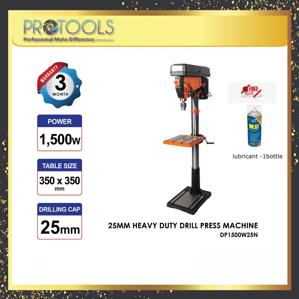 DACHO 25MM 1500W HEAVY DUTY DRILL PRESS MACHINE | Shopee Malaysia