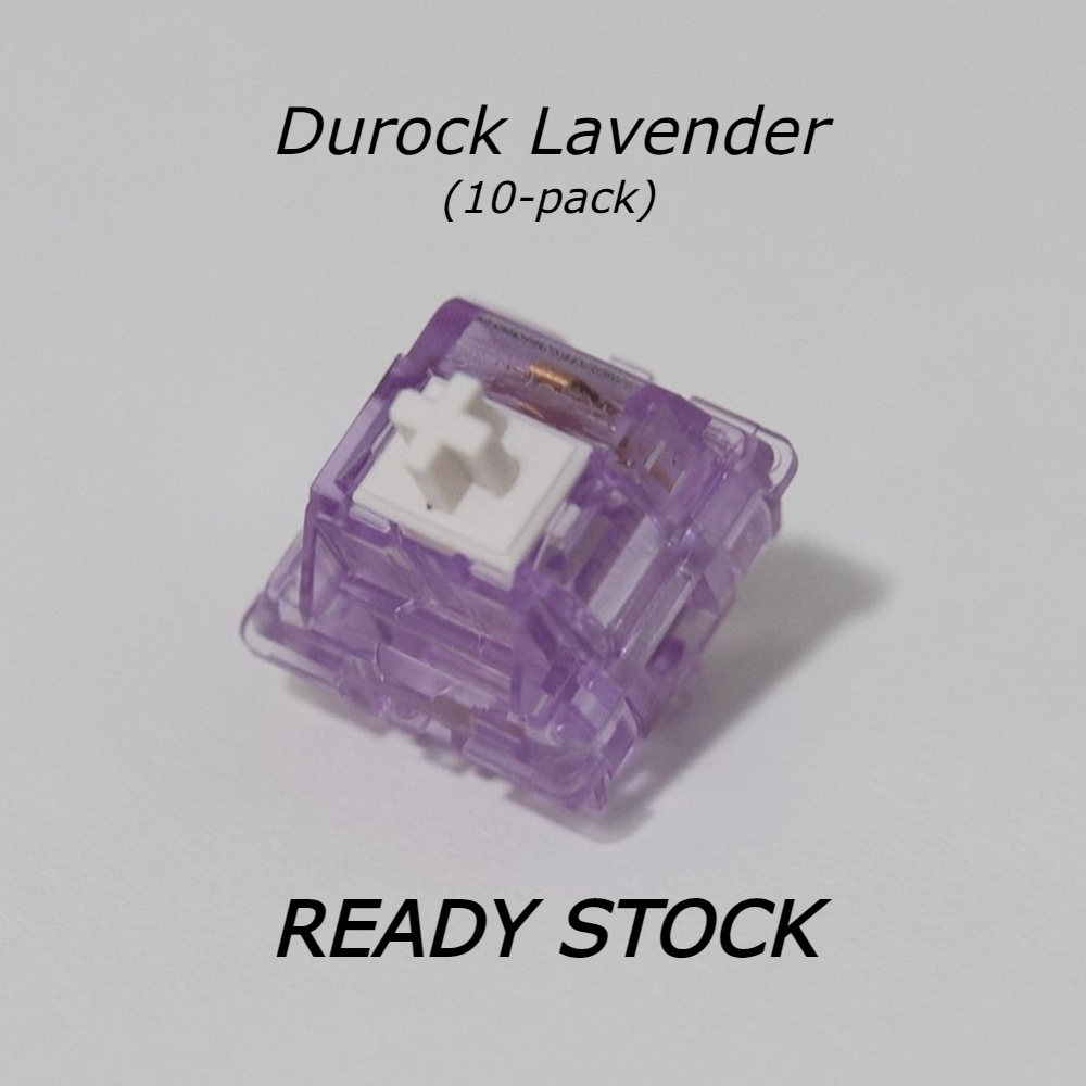 Durock Lavender Linear Switch for Mechanical Keyboards (10-pack) | Shopee Malaysia