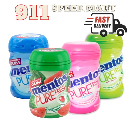 [911] Mentos Pure Fresh Chewing Gum 57gm | Shopee Malaysia