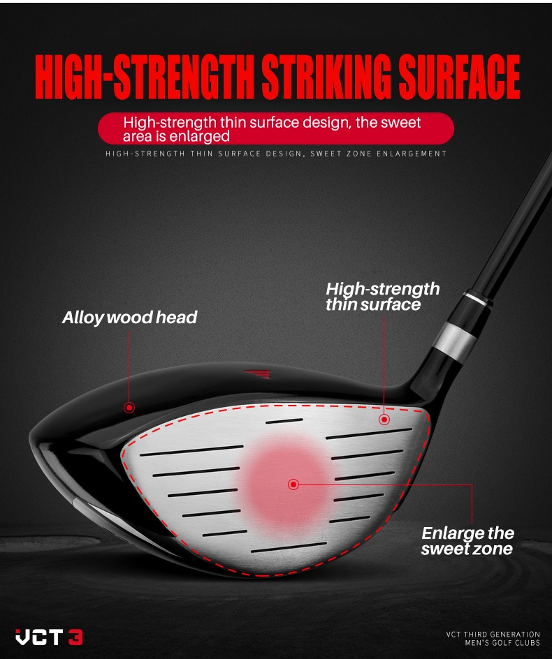PGM VICTOR Beginner men women right handed golf driver fairway wood 1 3 ...