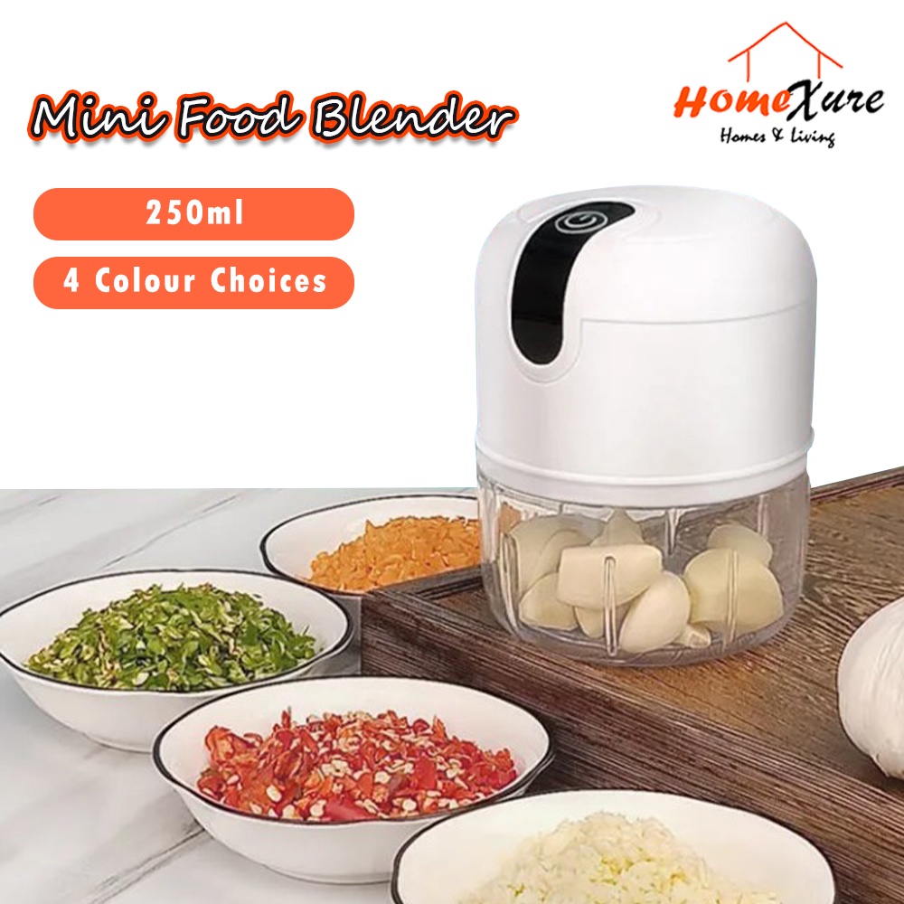 HomeXure - MINI FOOD BLENDER Garlic Chopper Electric Food Chopper ...