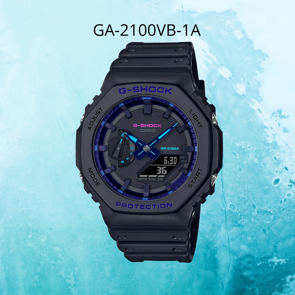 ORIGINAL CASIO G-SHOCK GA-2100VB-1A MEN'S WATCH / GA2100VB-1A | Shopee ...