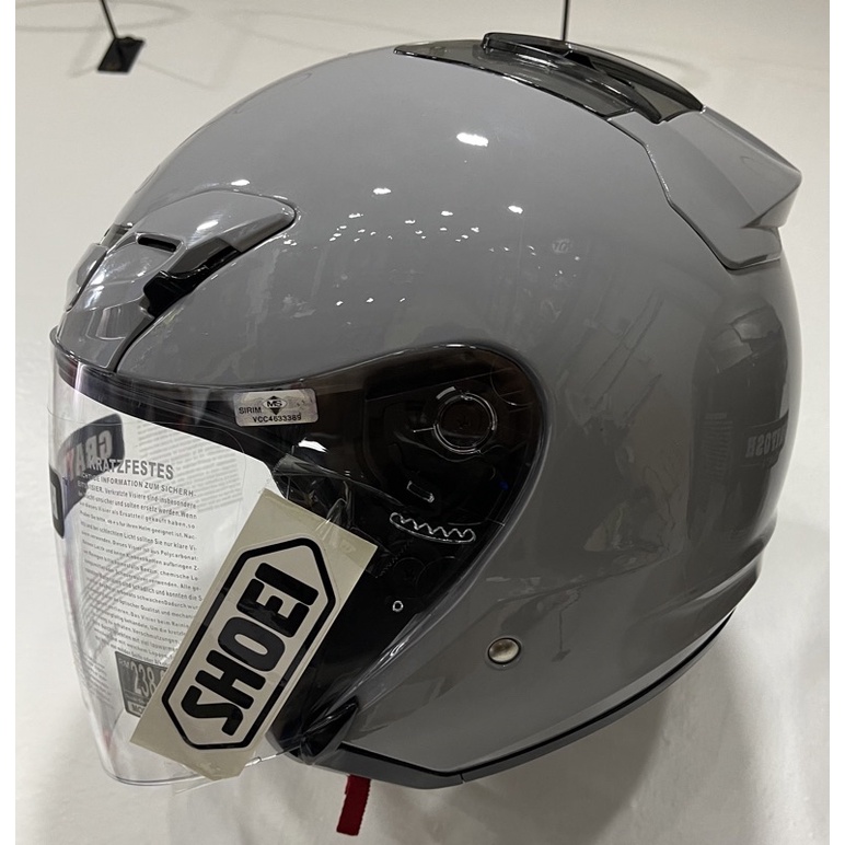 GRAYFOSH SHOEI J-FORCE 3 JF3 HELMET- NANO GRAY (FOC : SHOEI STICKER ...