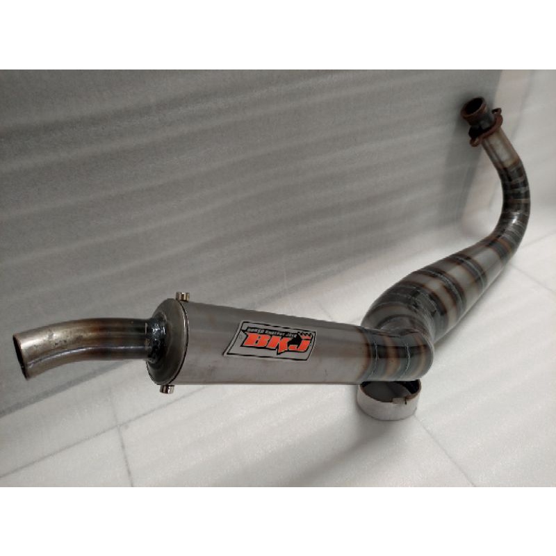Rx king exhaust exhaust under cobra rust plate bkj racing brand ...