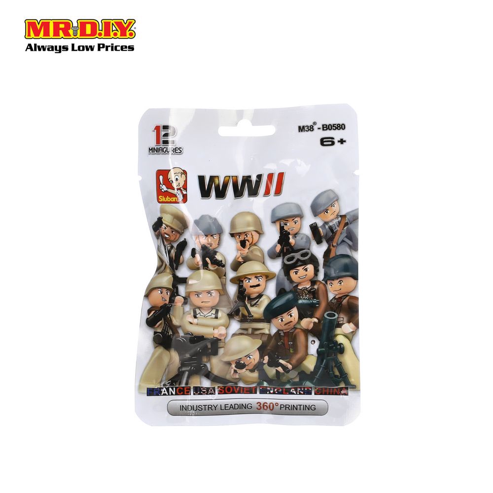 (MR. TOY) Sluban WWII Series Mini Figure (1pc) | Shopee Malaysia