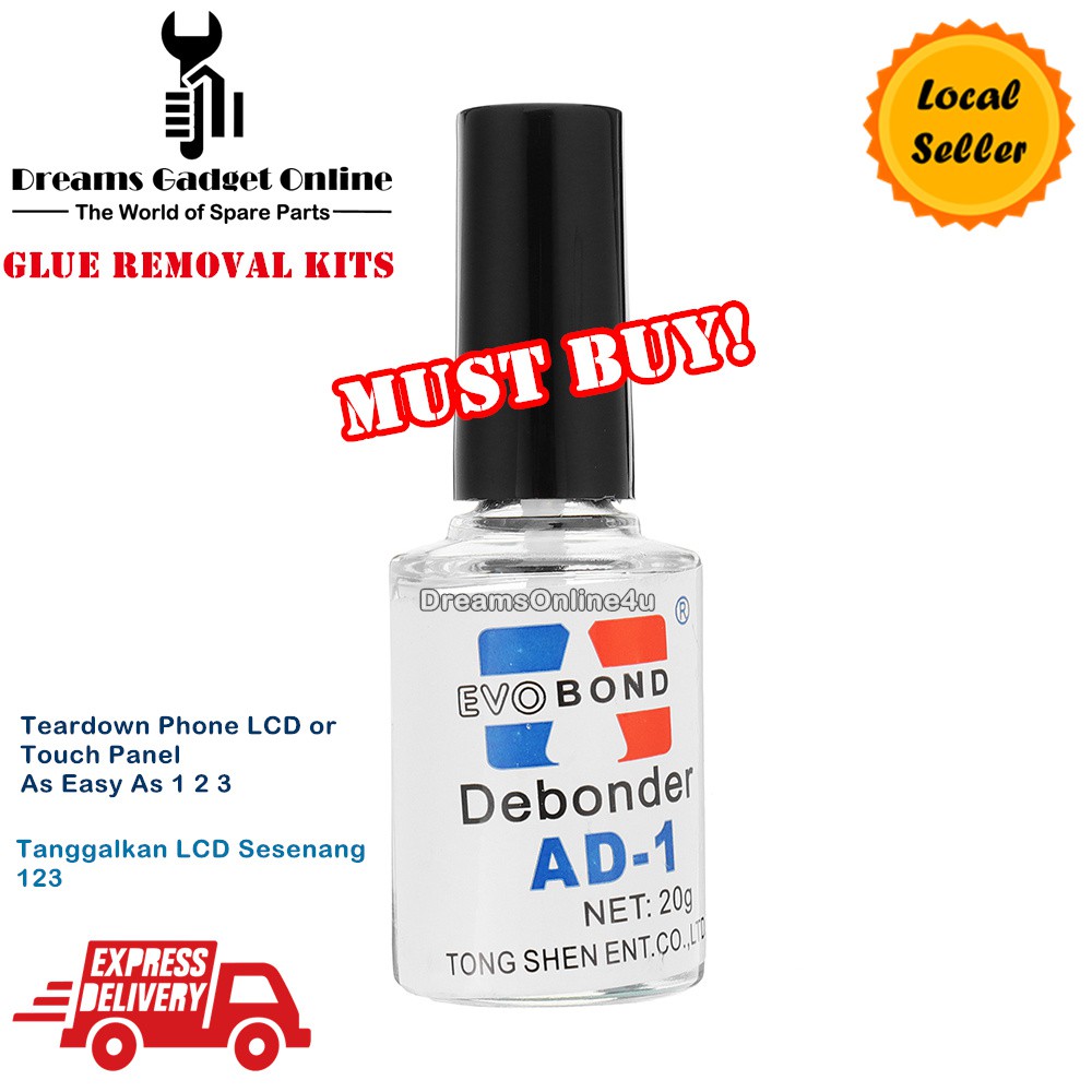 EVOBOND Debonder AD-1 Instant Adhesive Glue Removal LCD Screen Removal ...