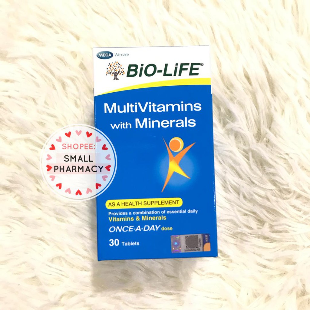 Bio-life Multivitamins with Minerals 30s 011436 | Shopee Malaysia