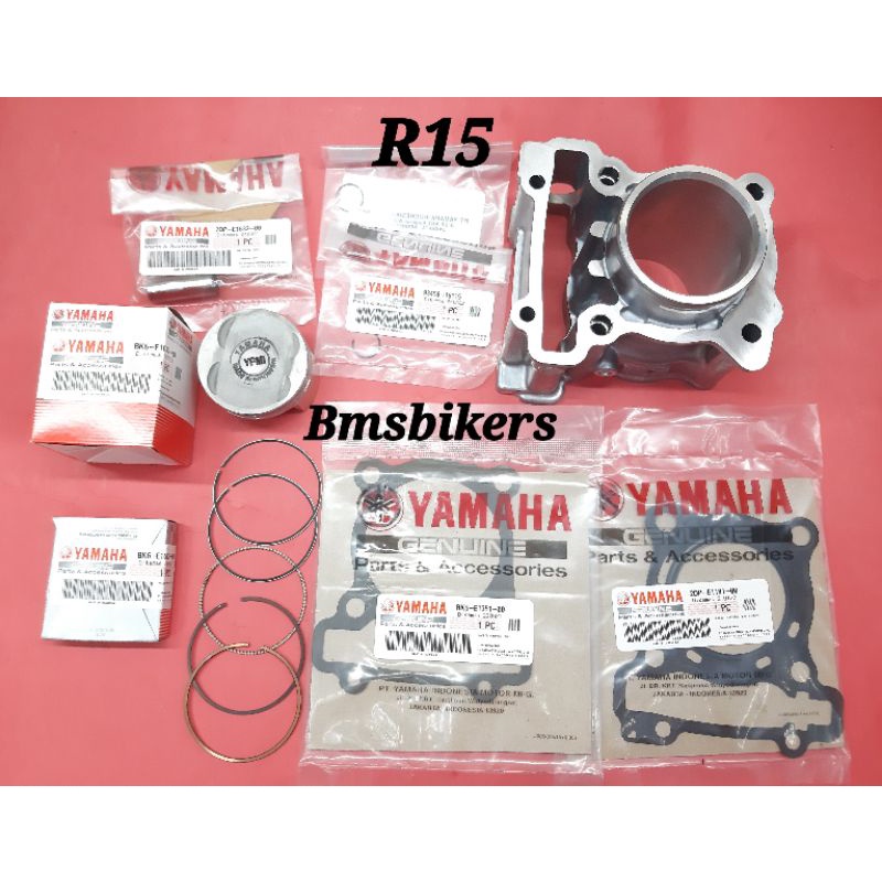 YAMAHA R15 CYLINDER KIT SET (ORIGINAL)(BK6-WE13E-00) | Shopee Malaysia