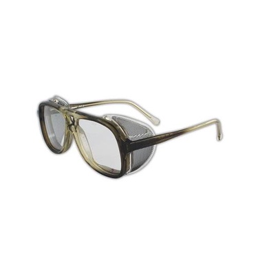 3M F6000 Pentax Hoya Series Smoke Frame Clear Lens Safety Glasses ...