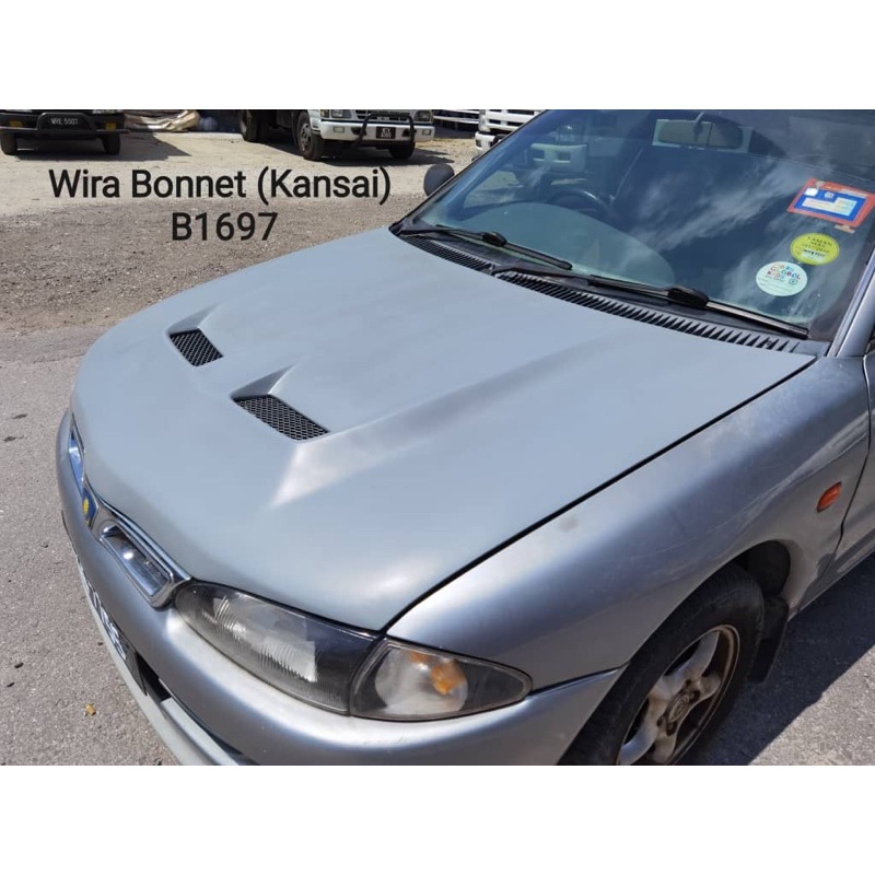 Proton wira sedan aeroback Kansai front bonnet bonet scoop hood air vent bodykit body kit ...