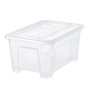 SAMLA, IKEA Box with lid, transparent, Different Sizes, Useful, High ...