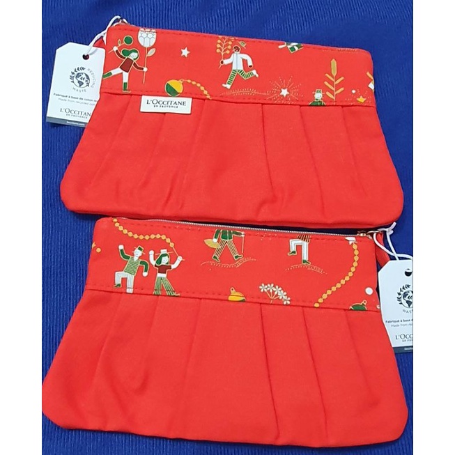 Loccitane limited edition red pouch (1 pcs) | Shopee Malaysia