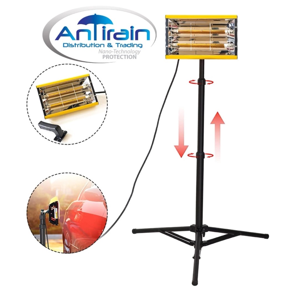 2000W Infrared Paint Lamp Handheld Heater Baking Light Infrared Lamp ...