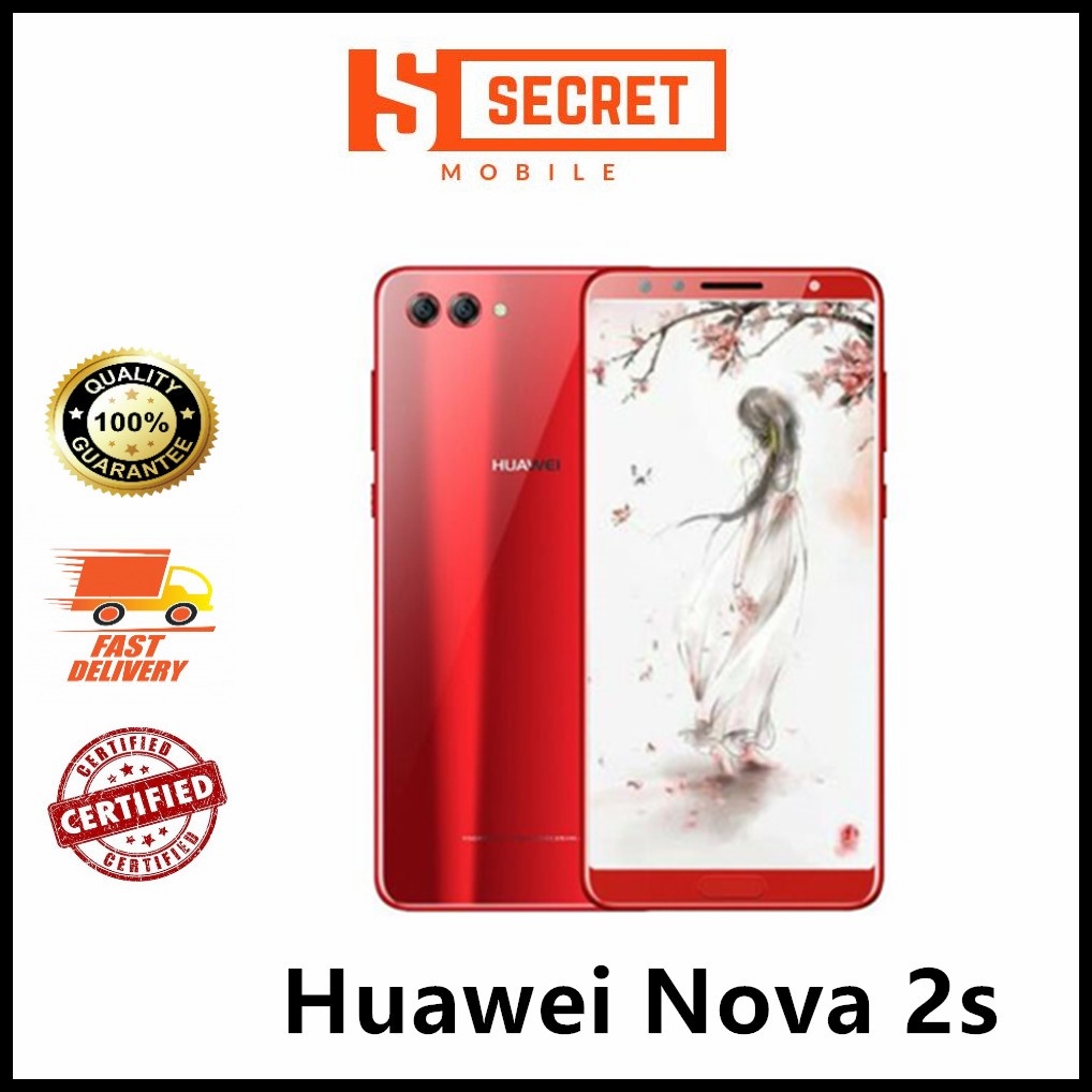 Huawei Nova 2s - 6GB RAM 128GB ROM 6.0" inches 16MP LTE Original SmartPhones 1 Year Warranty ...