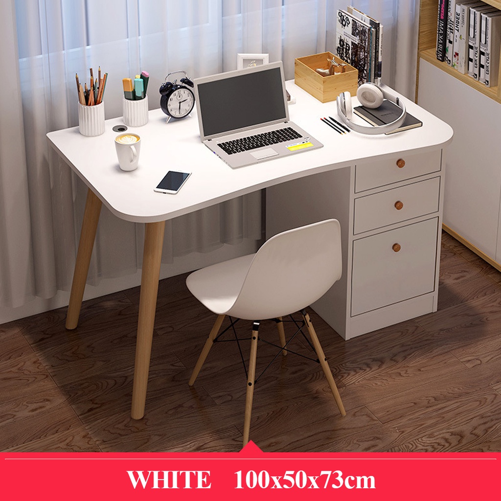 Modern Computer Desk Simple Office Desk Office Study Table & Computer ...