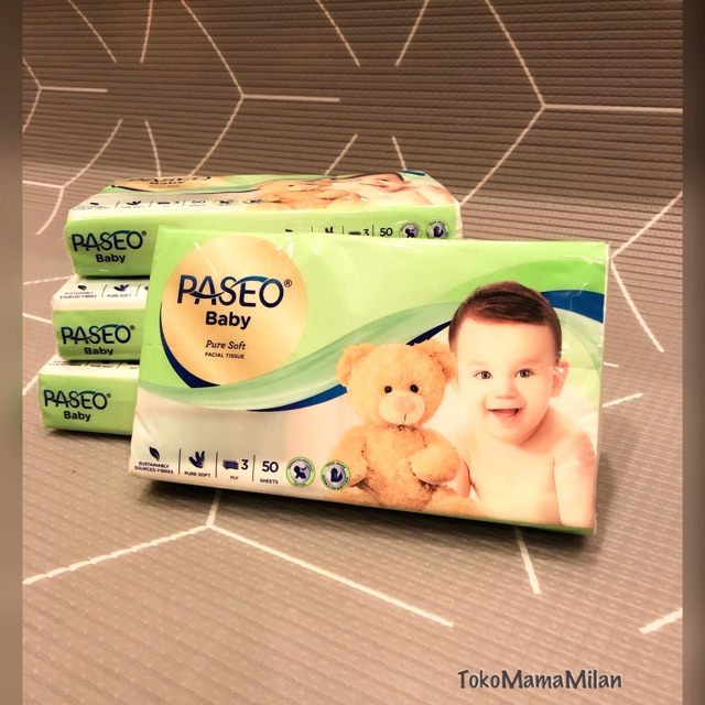 Paseo Baby Pure Soft Travel Pack 50's | Shopee Malaysia