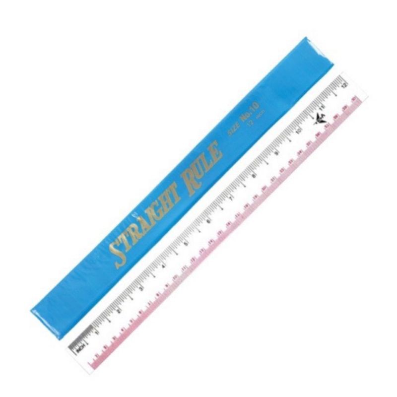 Ruler PVC Transparent Plane (12 Piece) | Shopee Malaysia