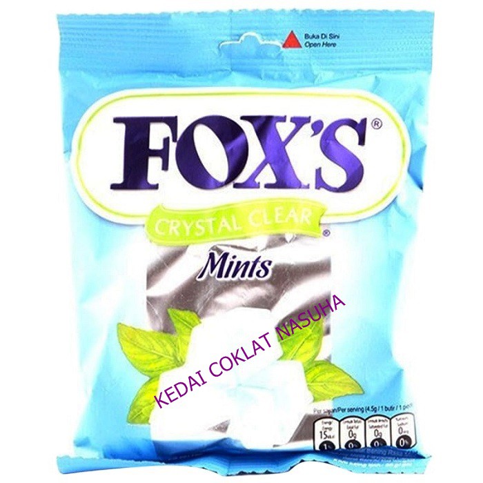 Foxs Crystal Clear Mints Candy 90g | Shopee Malaysia