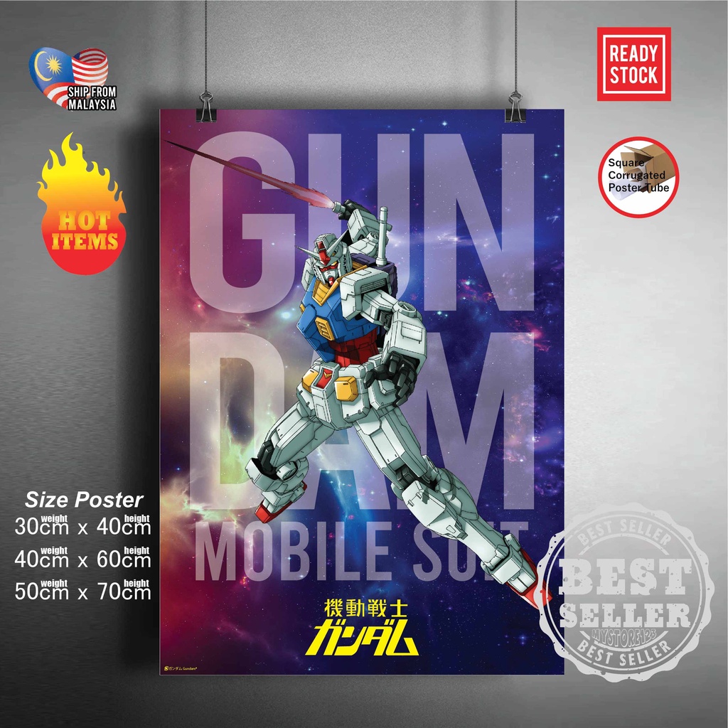 (Ready Stock) Mobile suit Gundam 144 RX-78-2 / RX78-2 / RX78 2 Gundam ...